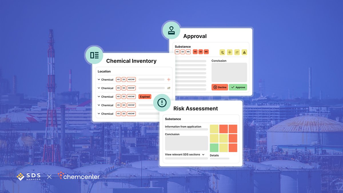 ChemCenter Launches Chemical Management System Powered by SDS Manager | US